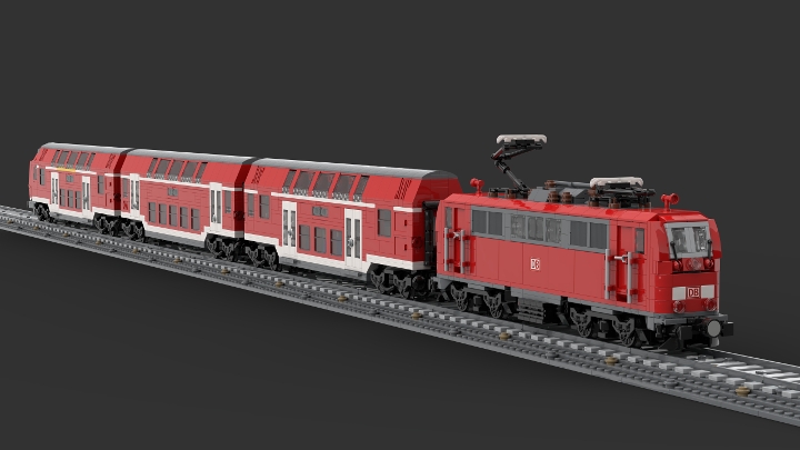 DB Regional train from BrickLink Studio [BrickLink]