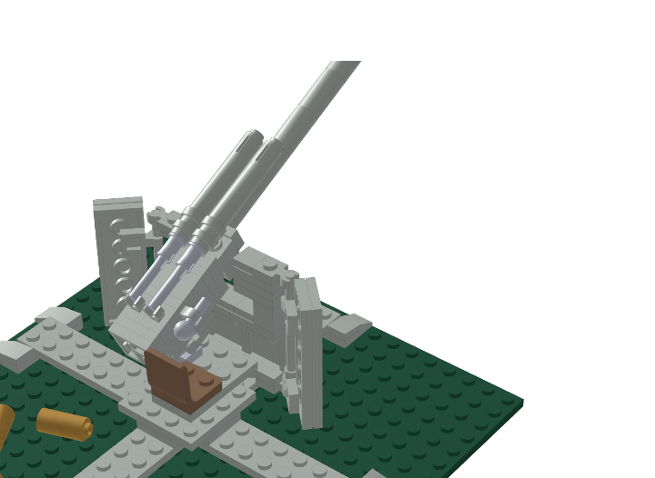 flak 88 from BrickLink Studio [BrickLink]