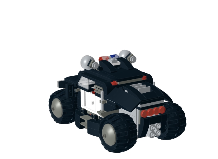 Super Secret Police Assault SUV from BrickLink Studio [BrickLink]