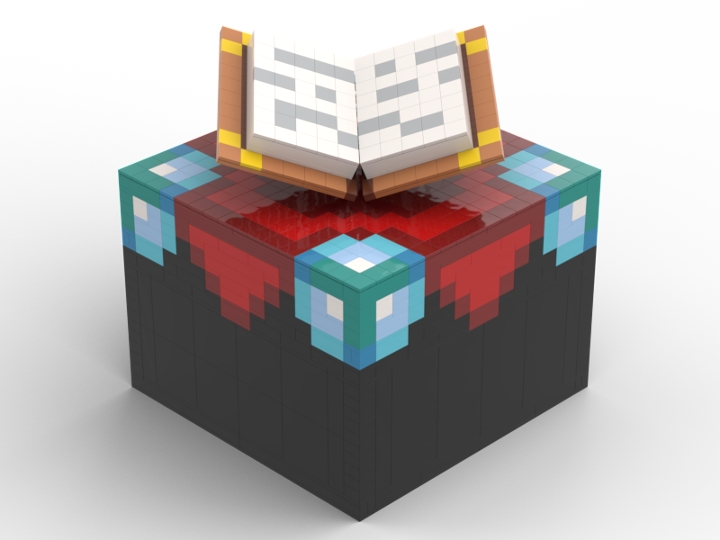 Minecraft Enchantingtable from BrickLink Studio [BrickLink]