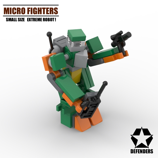 Micro Fighters Two-Way from BrickLink Studio [BrickLink]