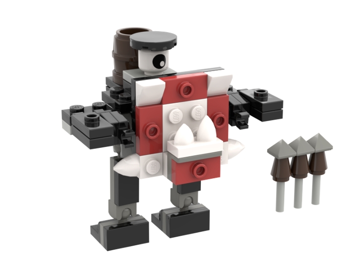 Targetz (Mixels Series 10 Archerz Tribe) from BrickLink Studio [BrickLink]