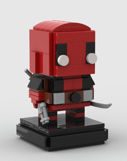 Deadpool from BrickLink Studio [BrickLink]