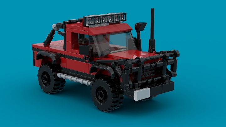 single cab ute from BrickLink Studio [BrickLink]