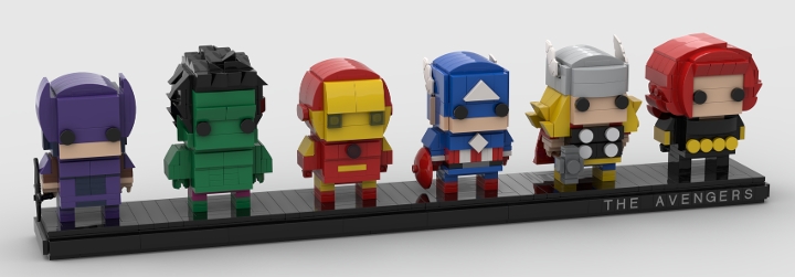 The Avengers from BrickLink Studio [BrickLink]
