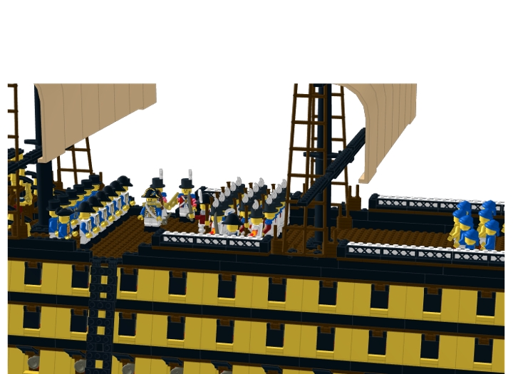 102 gun flagship - MOC -final - admiral arriving from BrickLink Studio ...