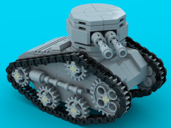 Mini tank from BrickLink Studio [BrickLink]