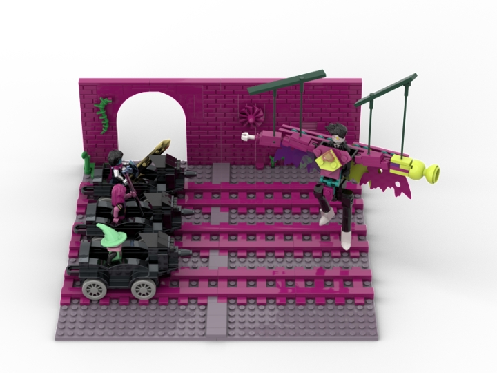 Spamton-neo Fight from BrickLink Studio [BrickLink]