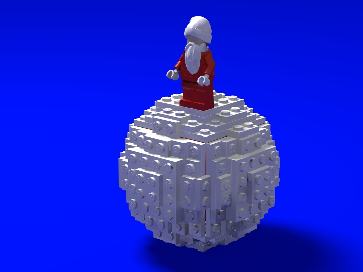 Santa Snowball from BrickLink Studio [BrickLink]