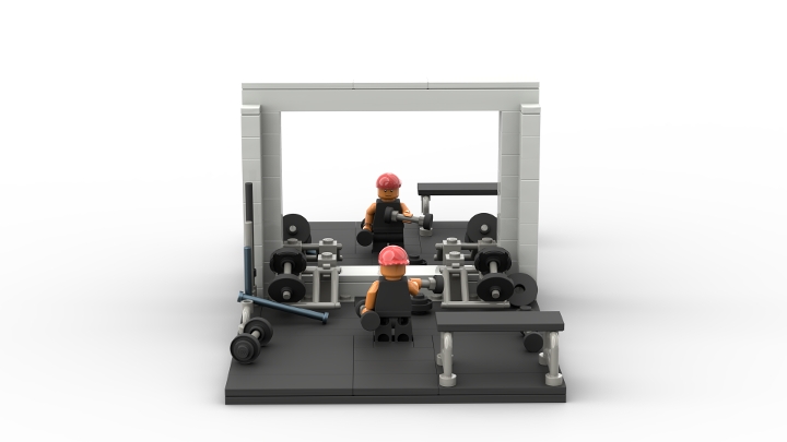 Gym Life from BrickLink Studio [BrickLink]