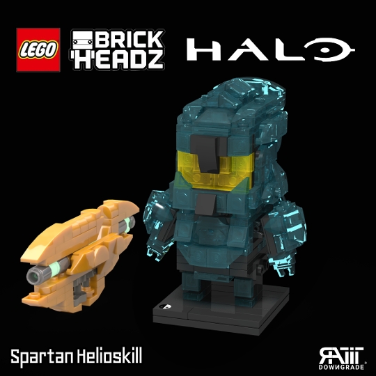 BRICKHEADZ HALO: Spartan HELIOSKILL from BrickLink Studio [BrickLink]