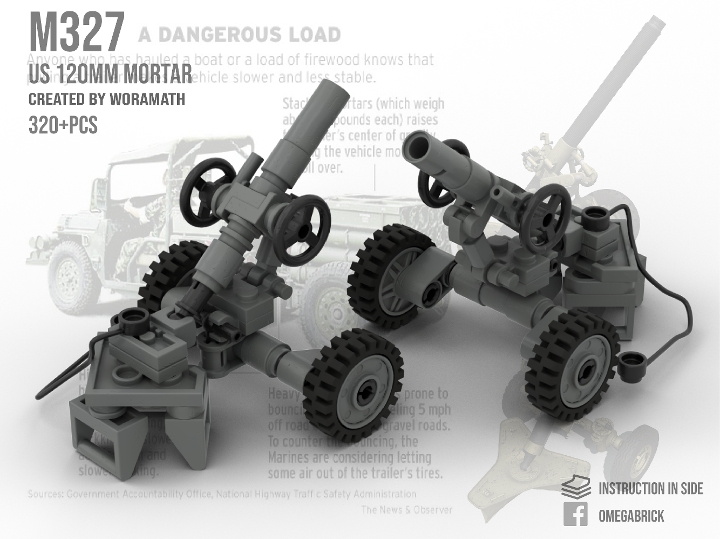 M327 120mm. from BrickLink Studio [BrickLink]