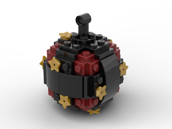 Round-Wrapped Christmas Gift from BrickLink Studio [BrickLink]