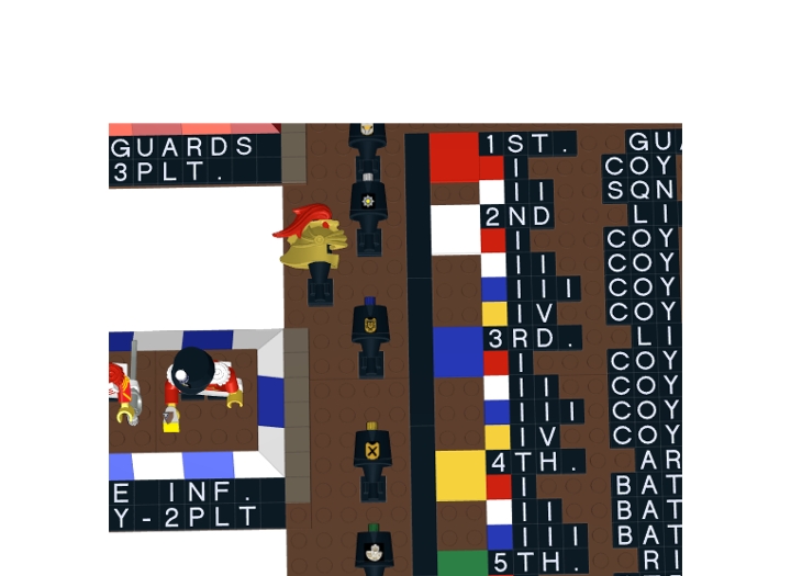 1st Guards brigade of the Legoric army from BrickLink Studio [BrickLink]