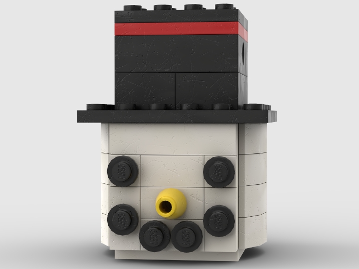 Snowman Ornament from BrickLink Studio [BrickLink]