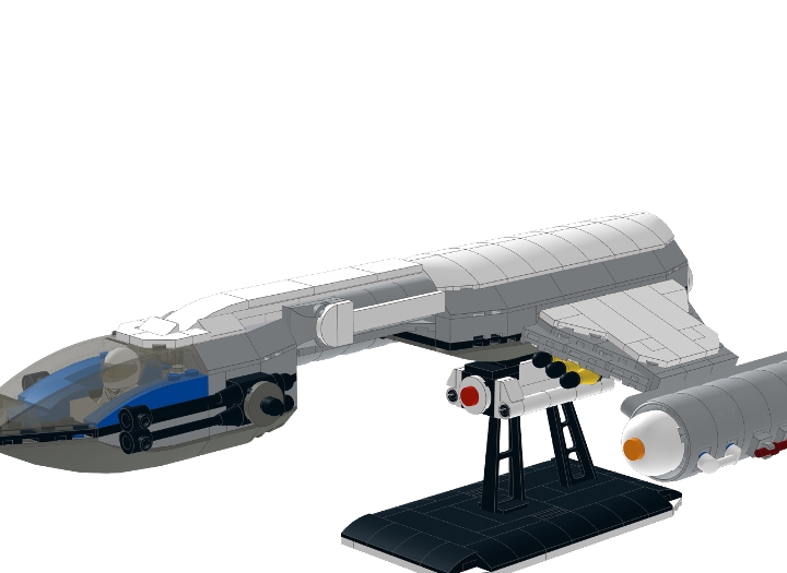 Bird Of Prey_r5_(Alt)(On Stand) from BrickLink Studio [BrickLink]