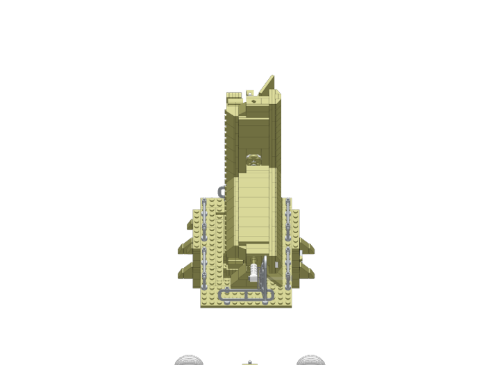 SM-90 Fan Song from BrickLink Studio [BrickLink]