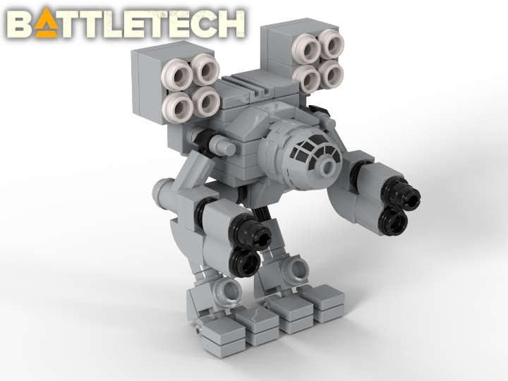 Mad Cat Mech from BrickLink Studio [BrickLink]