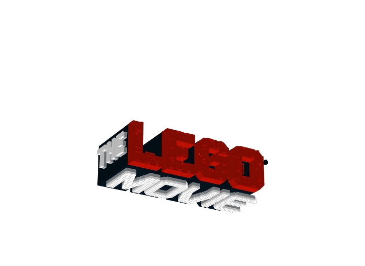 LEGO Movie Logo Remake from BrickLink Studio [BrickLink]