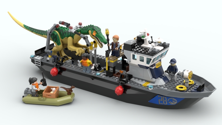 Jurassic Word - Baryonyx Dinosaur Boat Escape (76942) from BrickLink ...