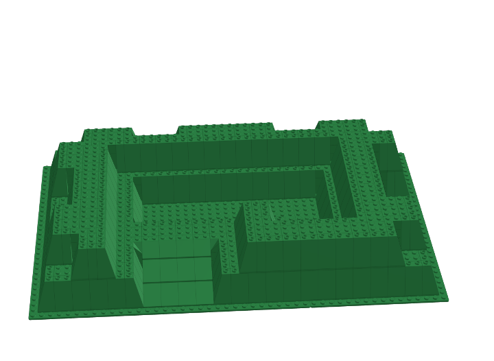 Castle Baseplate from BrickLink Studio [BrickLink]