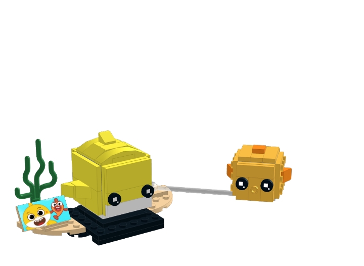 MOC brickheadz pinkfong baby shark (Building Instructions) from ...