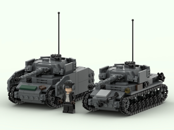 Pz.Kpfw. IV Ausf. H/J from BrickLink Studio [BrickLink]