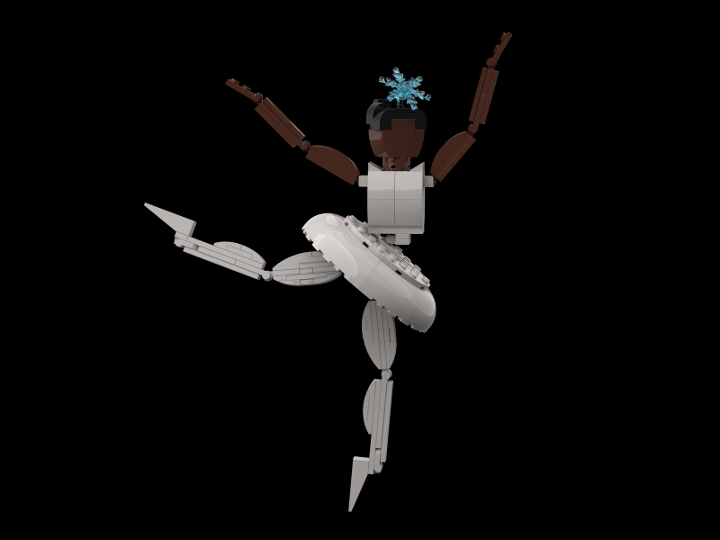 Snow Queen Ballerina from BrickLink Studio [BrickLink]