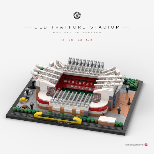 Old Trafford Stadium from BrickLink Studio [BrickLink]