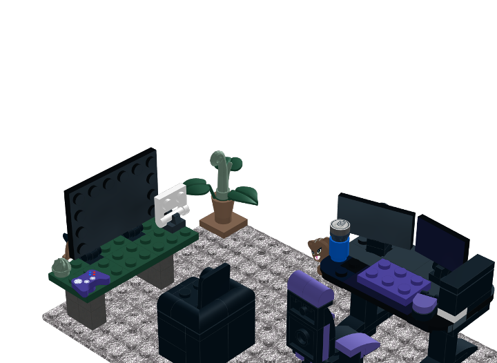 Gaming Room_Copy from BrickLink Studio [BrickLink]