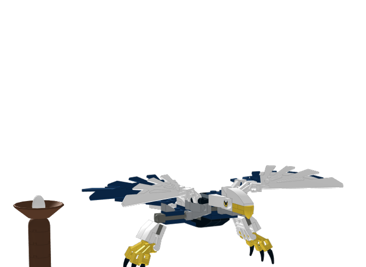 70124 Eagle upgraded from BrickLink Studio [BrickLink]