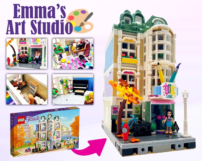Emma's Art School from BrickLink Studio [BrickLink]