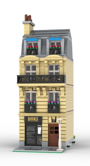 Modular Parisian Apartment Building from BrickLink Studio [BrickLink]