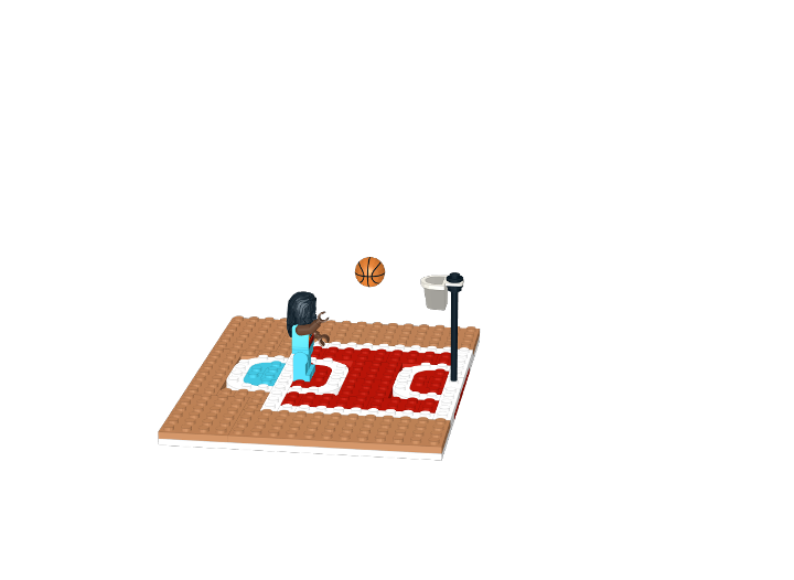 Ja Morant Shot NBA from BrickLink Studio [BrickLink]