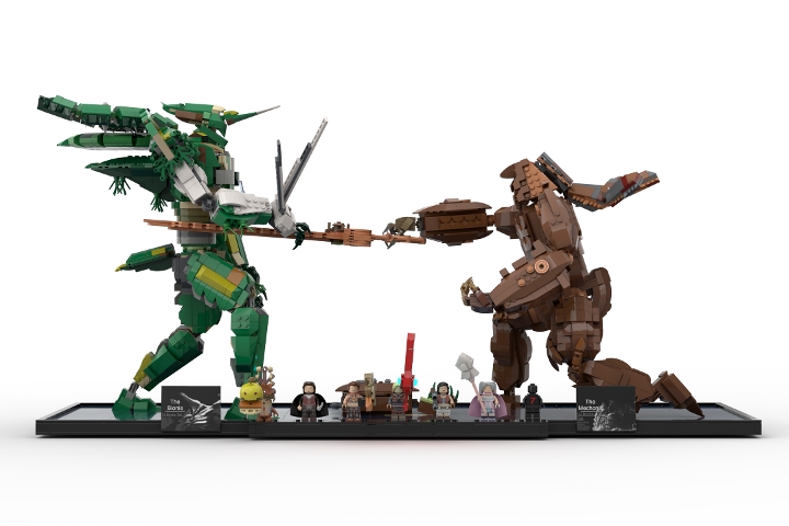 Xenoblade Chronicles - The Bionis and the Mechonis from BrickLink ...