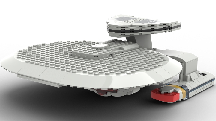 Star Trek Nebula Class Vessel from BrickLink Studio [BrickLink]
