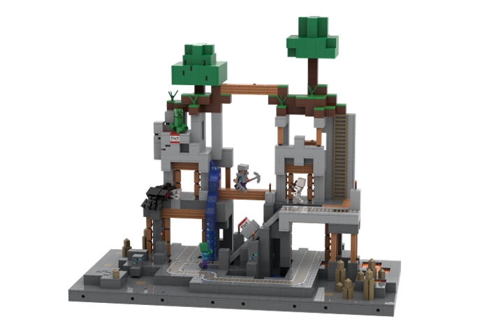 The Mine (Block Accurate) from BrickLink Studio [BrickLink]