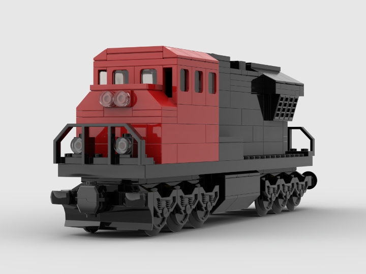 Canadian National Dash 9 C44-9WL locomotive from BrickLink Studio ...
