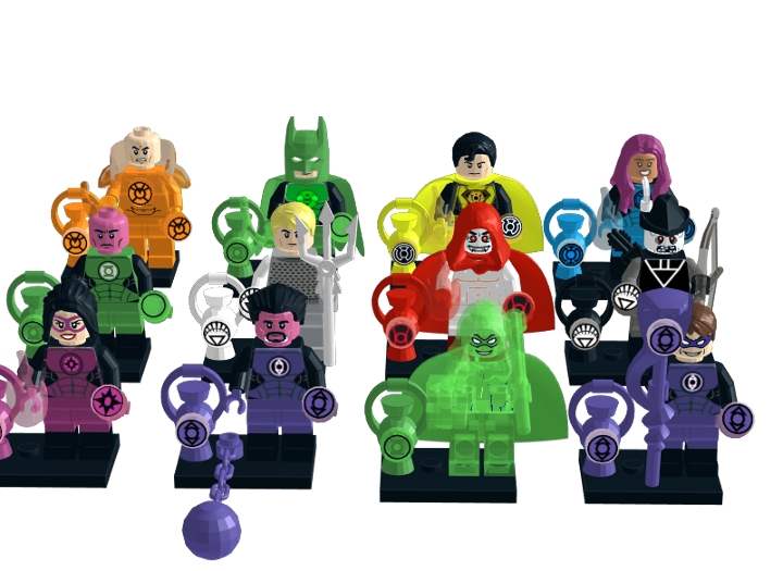 Lego DC Blackest Night Custom CMF from BrickLink Studio [BrickLink]