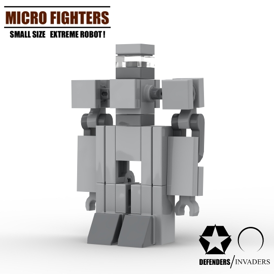 Micro Fighters Mech Frame from BrickLink Studio [BrickLink]