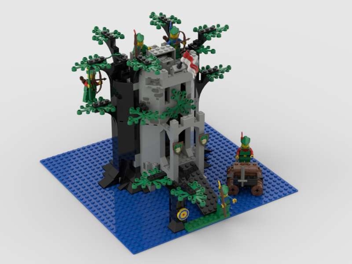 6077 Forestmen River Fortress from BrickLink Studio [BrickLink]