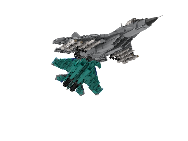 MiG-29K from BrickLink Studio [BrickLink]