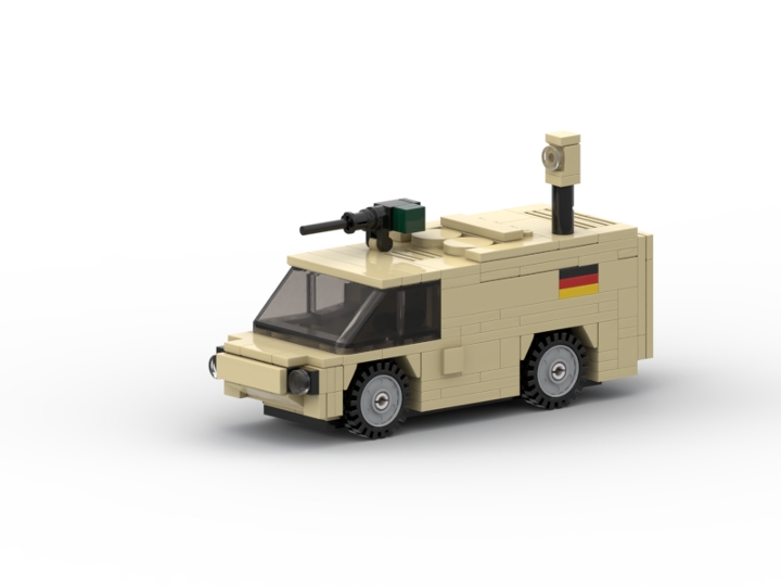 German military vehicle from BrickLink Studio [BrickLink]