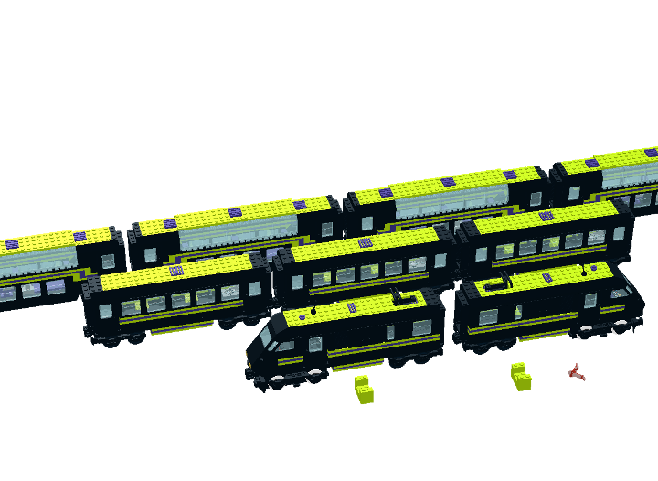 custom metroliner green and purple from BrickLink Studio [BrickLink]