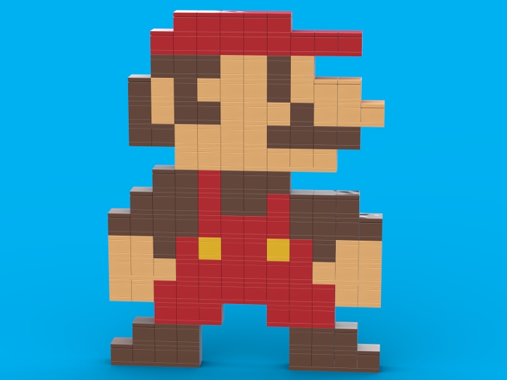 Small Mario from BrickLink Studio [BrickLink]