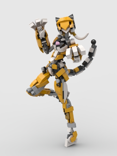 Tiger Girl from BrickLink Studio [BrickLink]