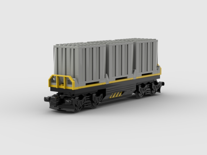 Freight wagon from BrickLink Studio [BrickLink]
