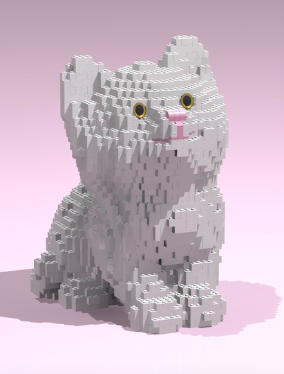 Cat Kitten Kitty from BrickLink Studio [BrickLink]