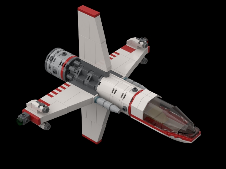Realistic X Wing from BrickLink Studio [BrickLink]