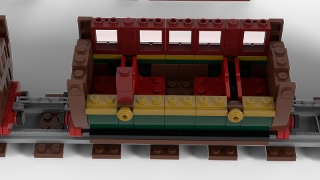 Narrow Gauge Steam Train from BrickLink Studio [BrickLink]